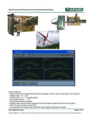 Wind generator monitoring and control system_Jakab Zsolt | PDF
