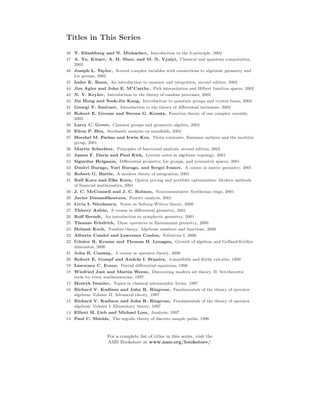 Introduction To The Hprinciple Eliashberg Y Mishachev N | PDF
