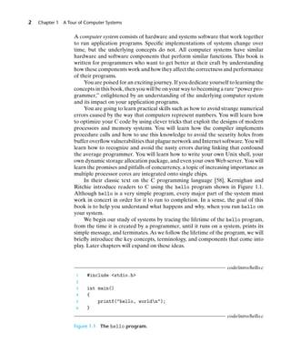 Computer Systems A Programmers Perspective 2nd Edition 2nd Edition ...
