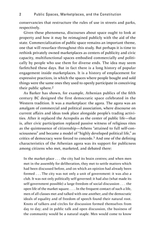 Public Spaces Marketplaces And The Constitution Shopping Malls And The ...