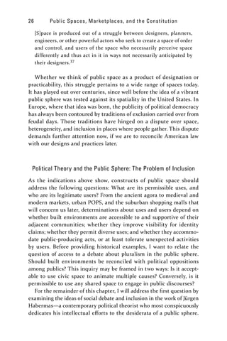 Public Spaces Marketplaces And The Constitution Shopping Malls And The ...