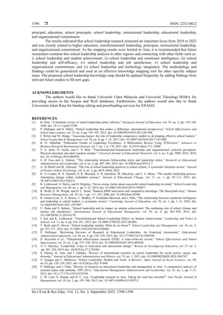 Retrospective of five years research of school leadership in Asia (2018 ...