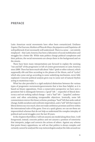 Social Movements In Latin America Mapping The Mosaic Ronaldo Munck | PDF