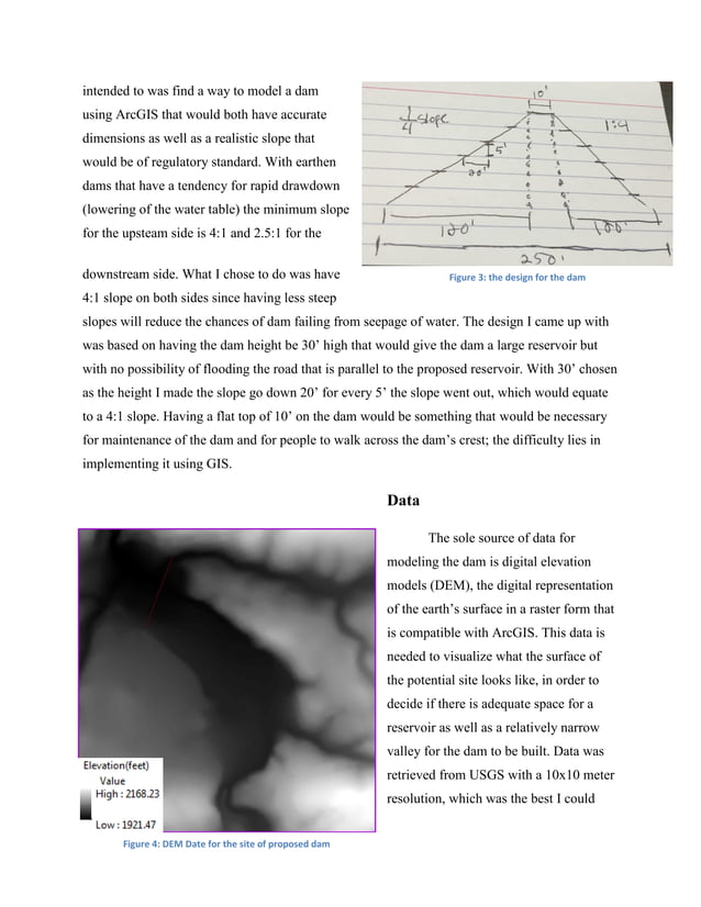 Precise GIS Modeling of a Dam | PDF
