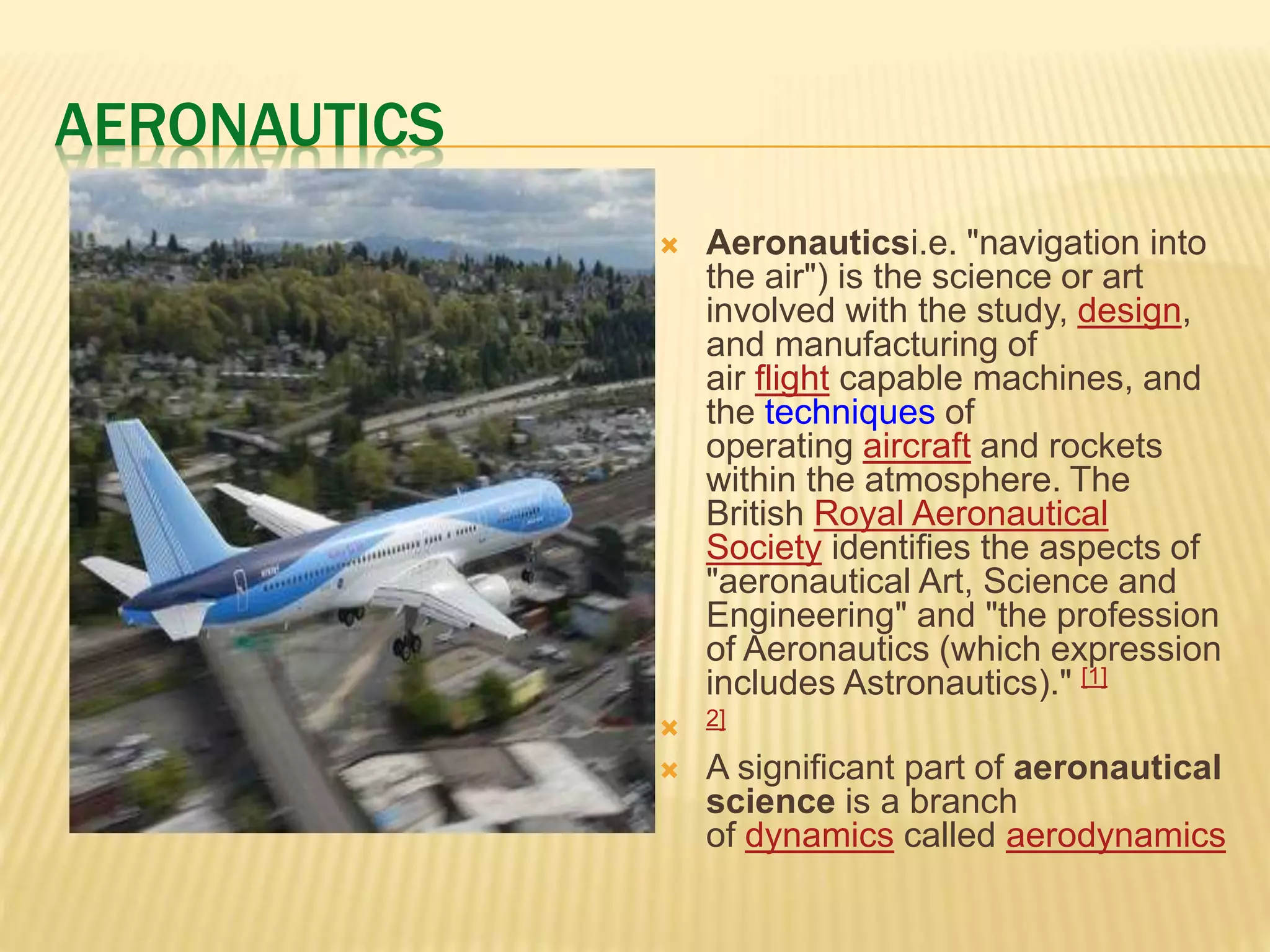 AERONAUTICS engineer of Aerodynamics | PPTX