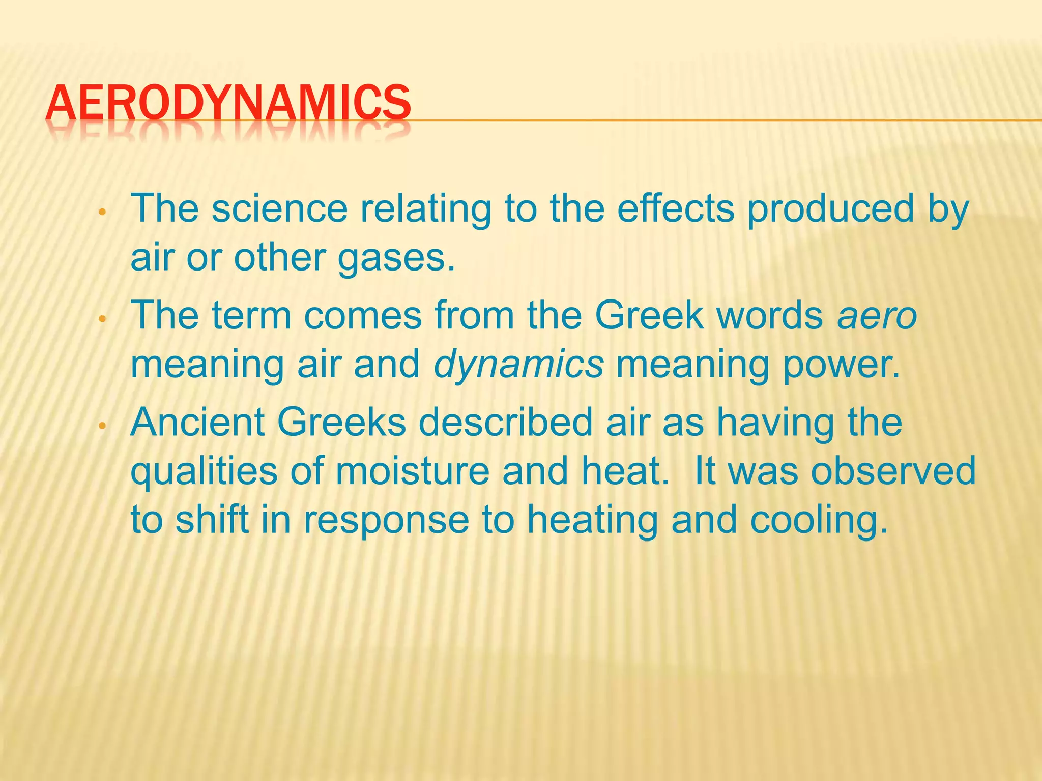 AERONAUTICS engineer of Aerodynamics | PPTX