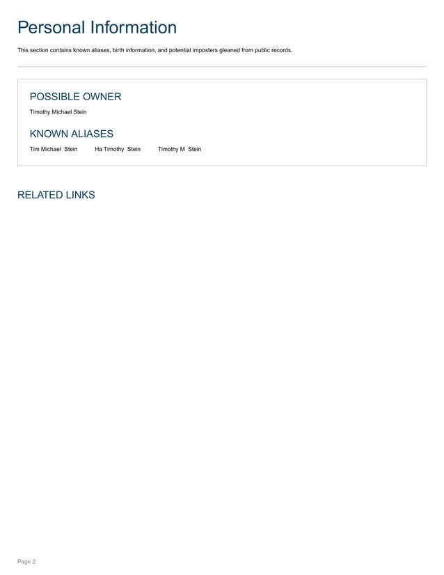 Tim Stein Elite Process Service LLC | PDF