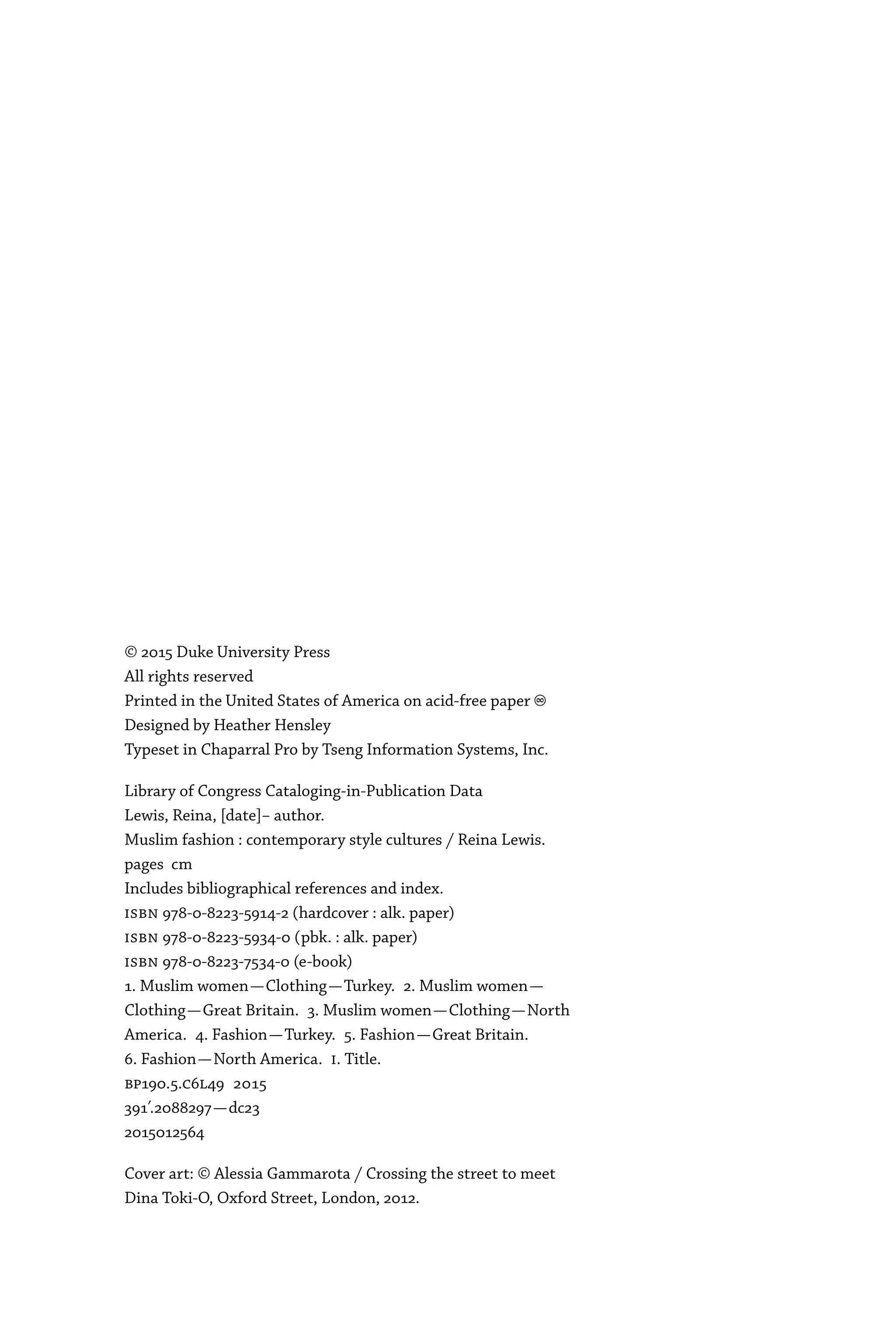 Muslim Fashion Contemporary Style Cultures Reina Lewis | PDF