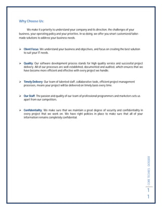 Core Techies Profile & Portfolio - Dossier S | PDF