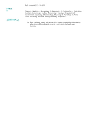 Ashley Ritter | DOCX | Medical Health