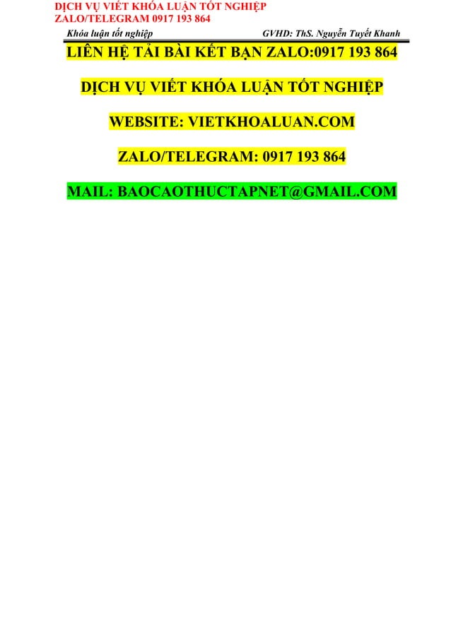 BÀI MẪU Khóa luận phân tích báo cáo tài chính, HOT | DOC