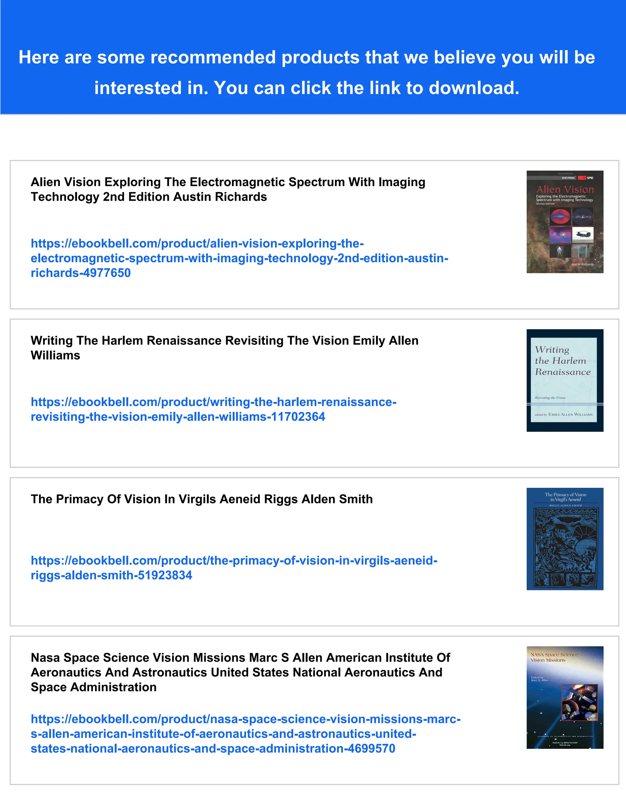 Alien Vision Exploring The Electromagnetic Spectrum With Imaging Technology Richards | PDF