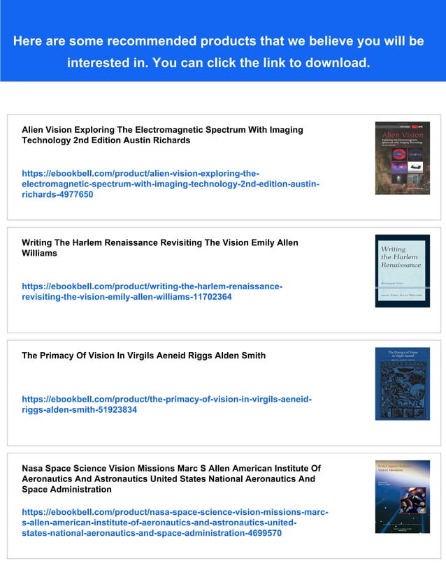 Alien Vision Exploring The Electromagnetic Spectrum With Imaging ...