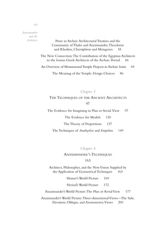 Anaximander And The Architects The Contributions Of Egyptian And Greek ...