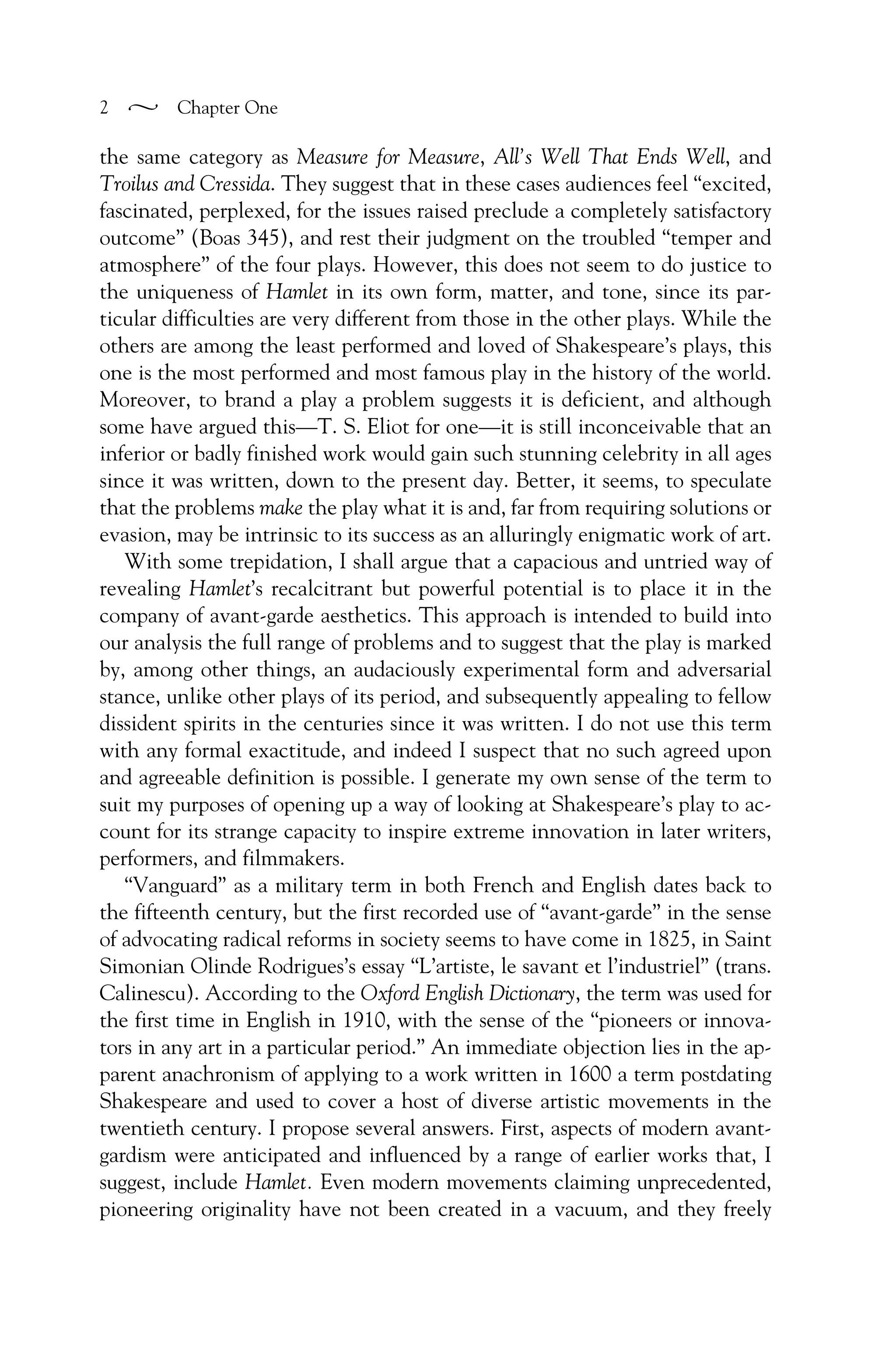 Avantgarde Hamlet Text Stage Screen Shakespeare William White | PDF