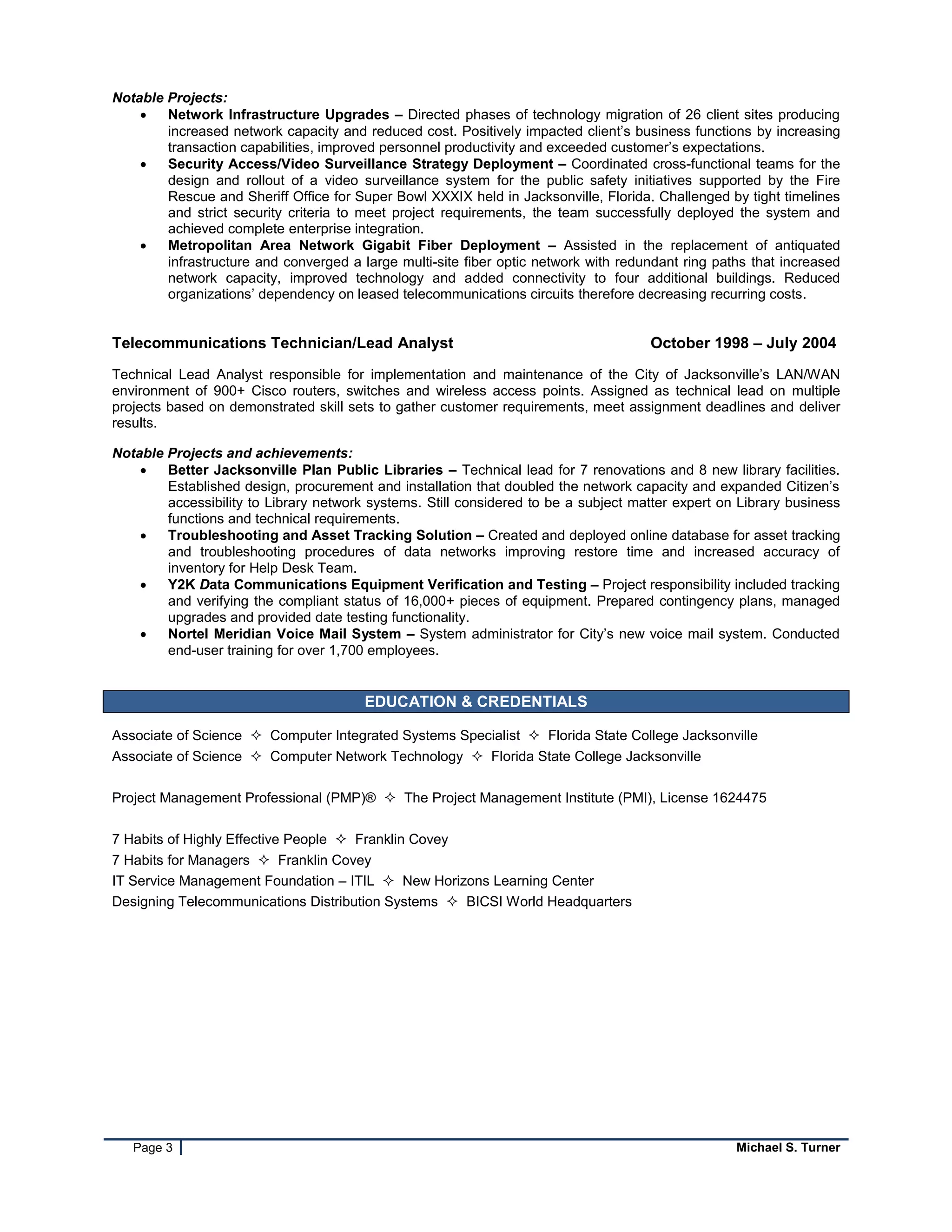 Resume-Michael Turner | PDF