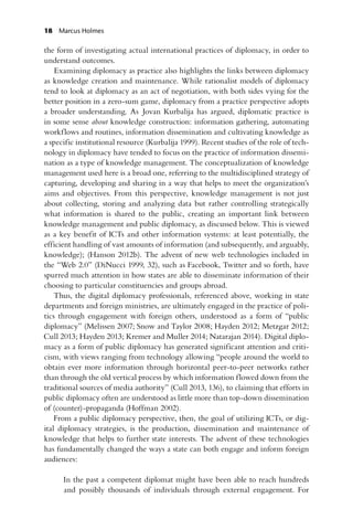 Digital Diplomacy Theory And Practice Corneliu Bjola Marcus Holmes | PDF
