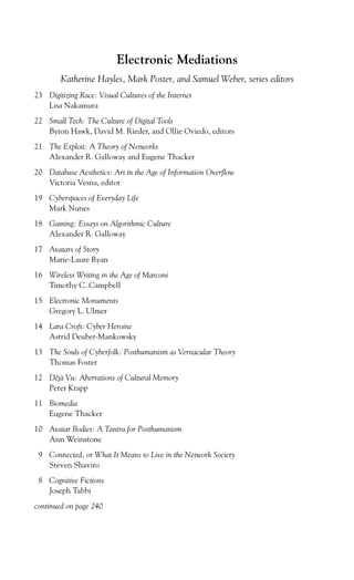 Digitizing Race Visual Cultures Of The Internet Nakamura Lisa | PDF