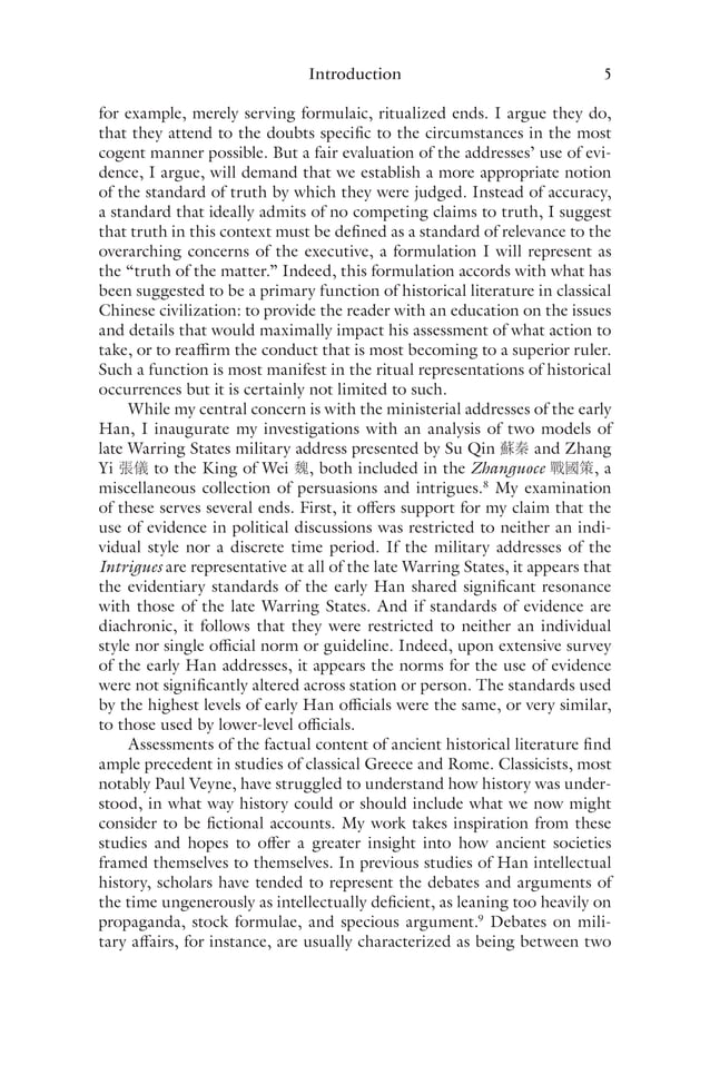 Dubious Facts The Evidence Of Early Chinese Historiography Olberding | PDF