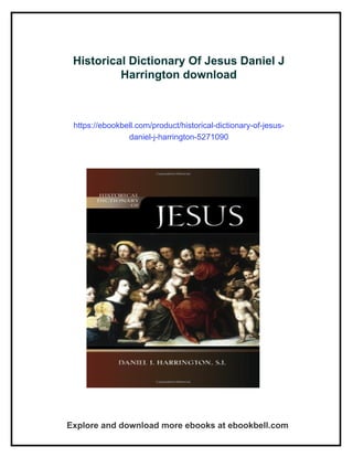 Historical Dictionary Of Jesus Daniel J Harrington | PDF