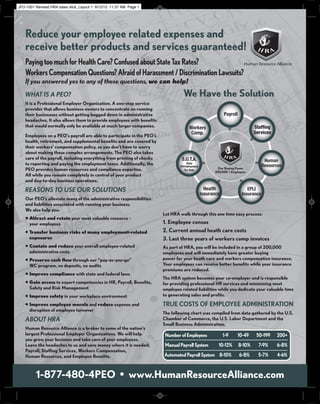 HRA Brochure | PDF | Human Resources | Business