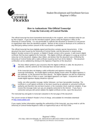 9561294_eTranscript | PDF | Undergraduate Education | College Education