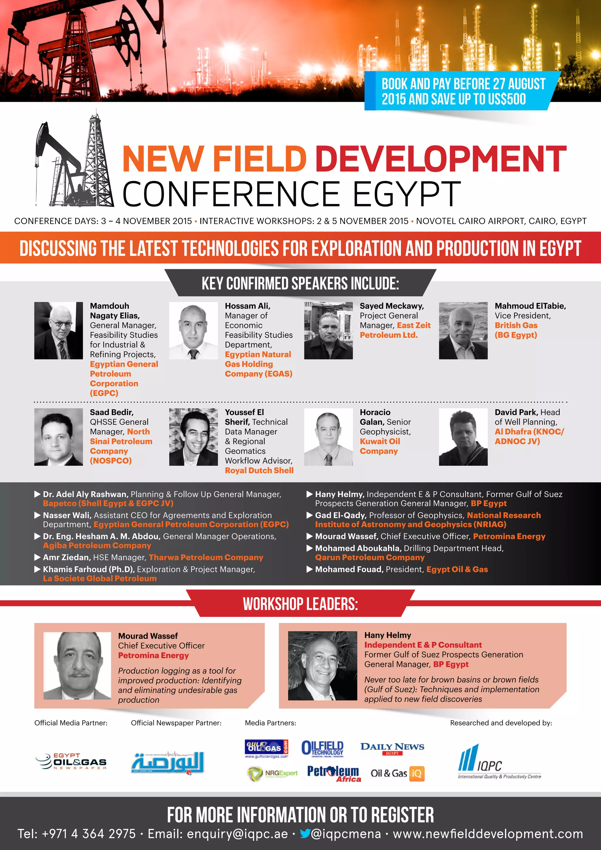 New Field Development Egypt Conference 2015 | PDF