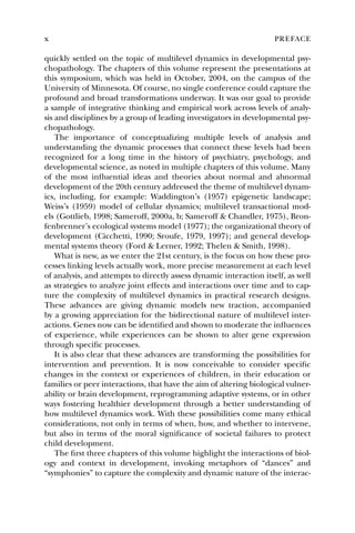 Multilevel Dynamics In Developmental Psychopathology Pathways To The ...