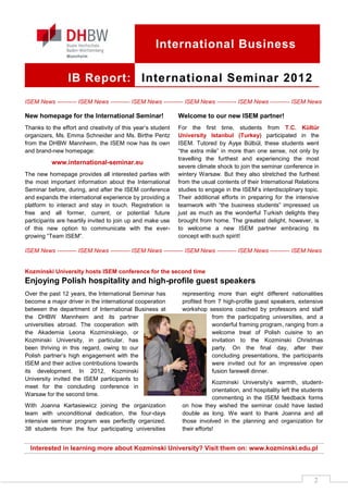 Meet-the-ISEM_ISEM-2012_final-report | PDF