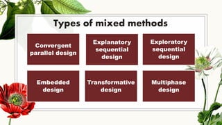 Mixed Methods Research Design | PPTX