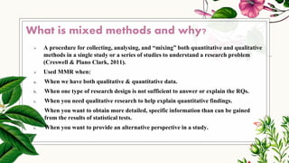 Mixed Methods Research Design | PPTX