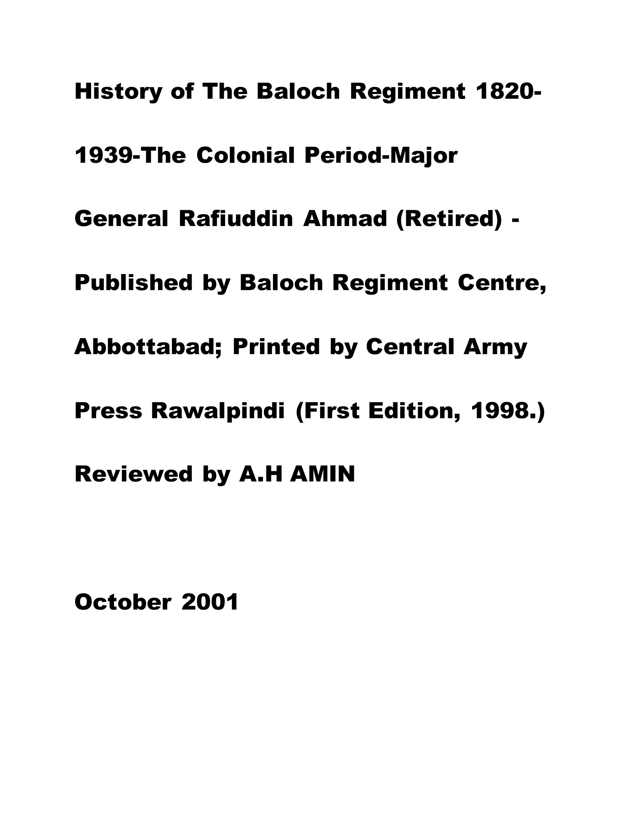 history-of-baloch-regiment | DOCX