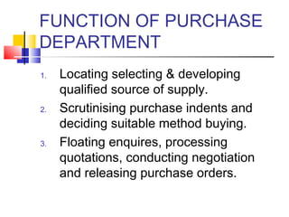 Purchase Department Images