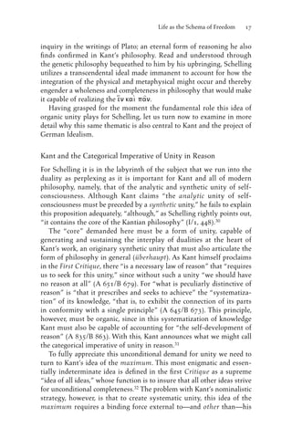 Schellings Organic Form Of Philosophy Life As The Schema Of Freedom ...