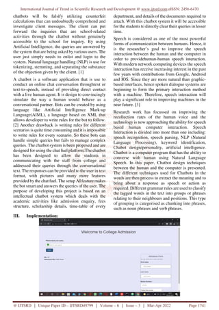 Chatbot | PDF | Artificial Intelligence | Technology & Computing