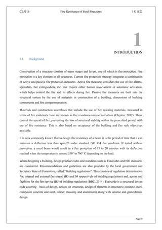 Fire Resistance of Steel Structures | PDF