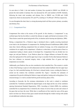 Fire Resistance of Steel Structures | PDF