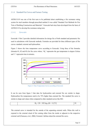 Fire Resistance of Steel Structures | PDF