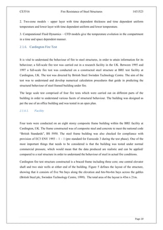 Fire Resistance of Steel Structures | PDF