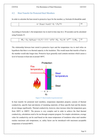 Fire Resistance of Steel Structures | PDF
