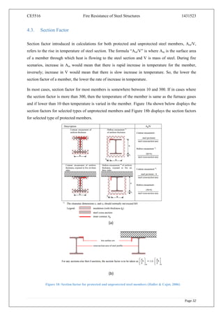 Fire Resistance of Steel Structures | PDF