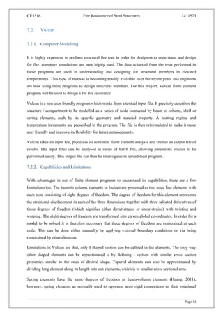Fire Resistance of Steel Structures | PDF