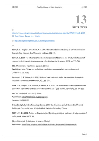 Fire Resistance of Steel Structures | PDF
