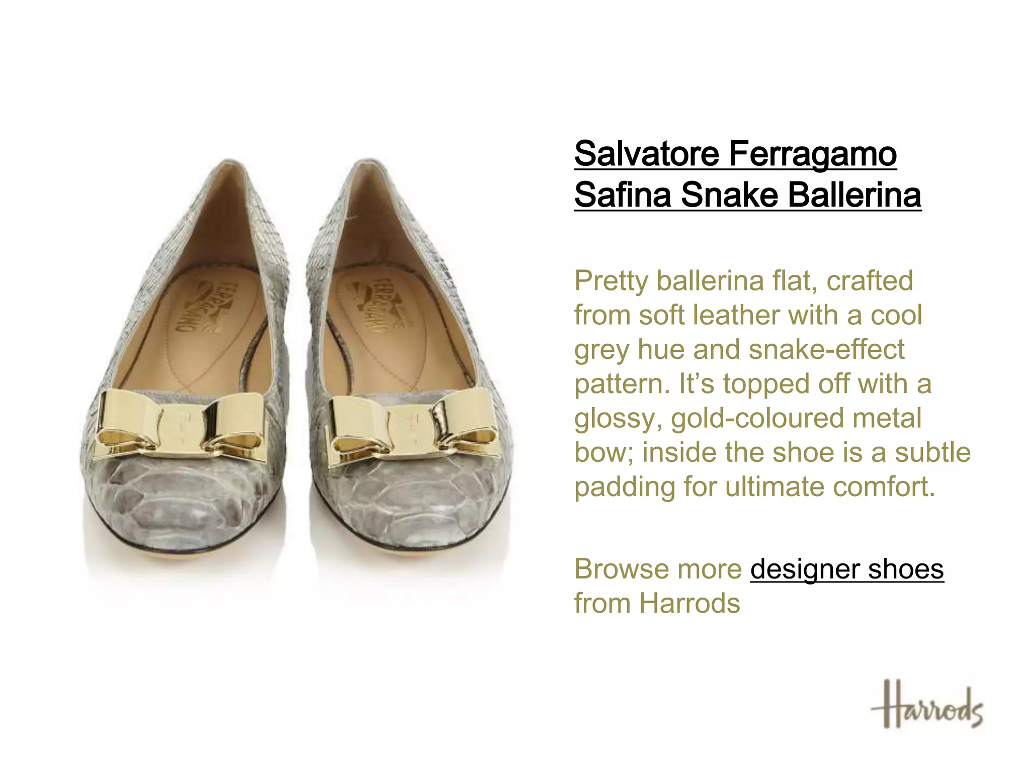 Flat Shoes | Harrods | PPTX