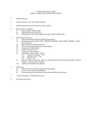 263 panduan penyusunan fail panitia mata pelajaran | PDF