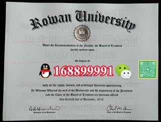 Rowan University degree offer diploma Transcript | PPT