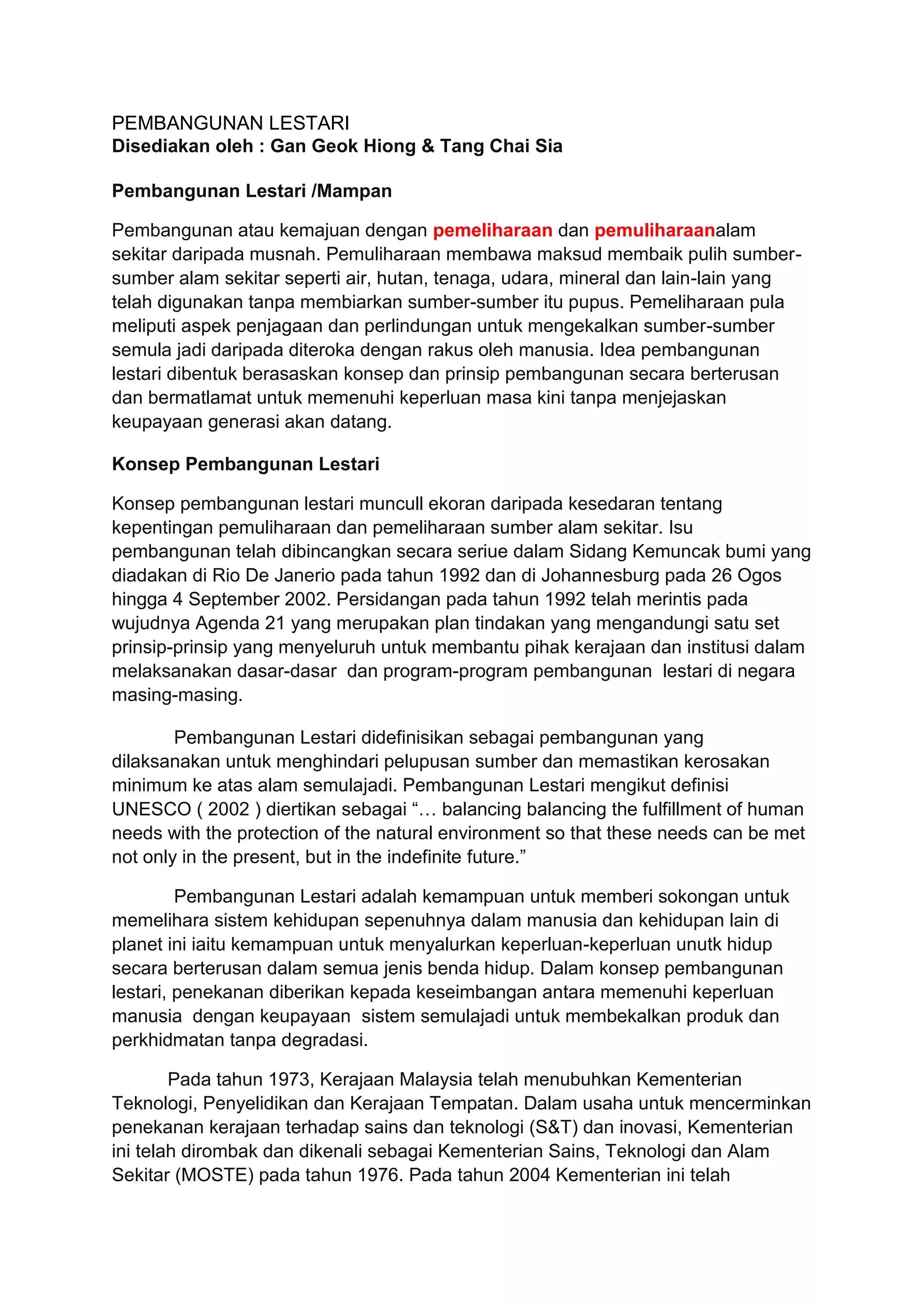 264039955-PEMBANGUNAN-LESTARI.docx