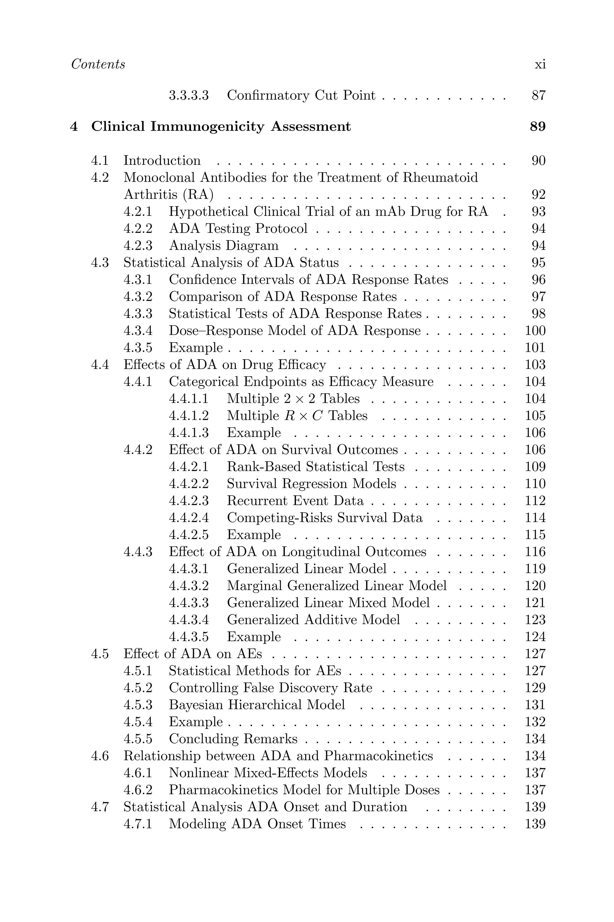 Statistical Methods For Immunogenicity Assessment Yang Harry Yu | PDF