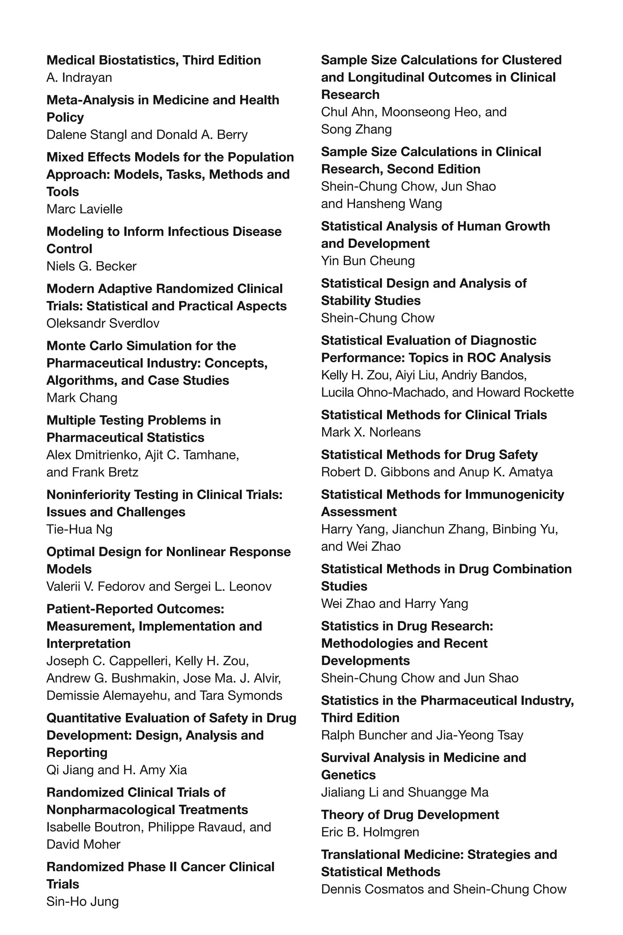 Statistical Methods For Immunogenicity Assessment Yang Harry Yu | PDF