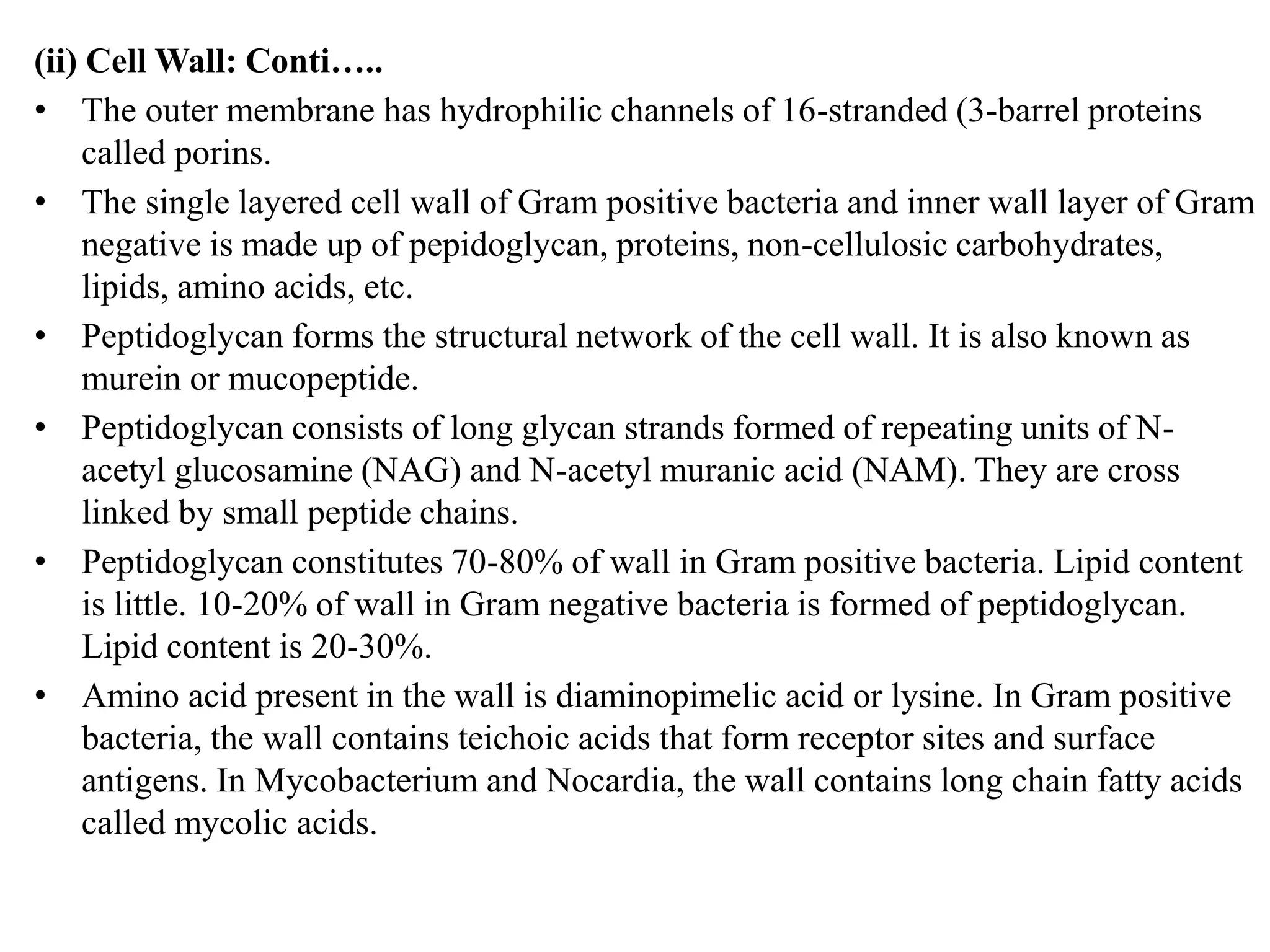 Bacterial cell structure and composition | PPT